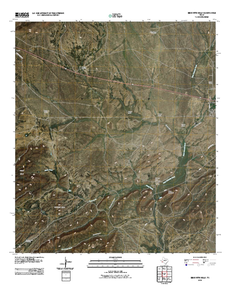 Beckwith Hills Texas Quadrangle Map | PDF
