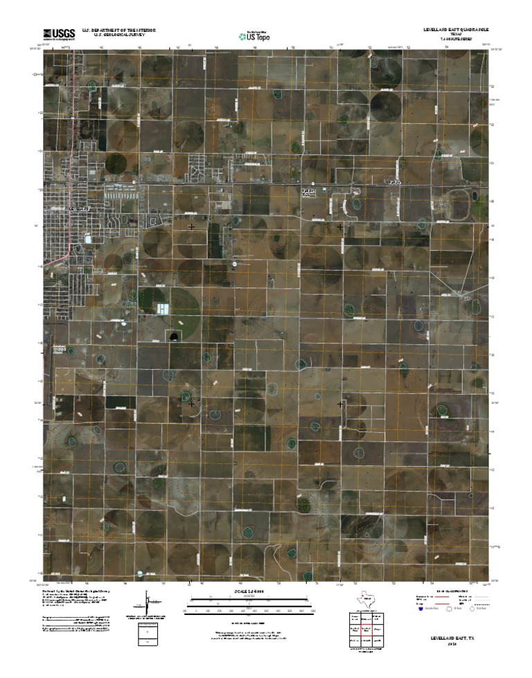 Topographic Map of Levelland East | PDF | United States Geological ...