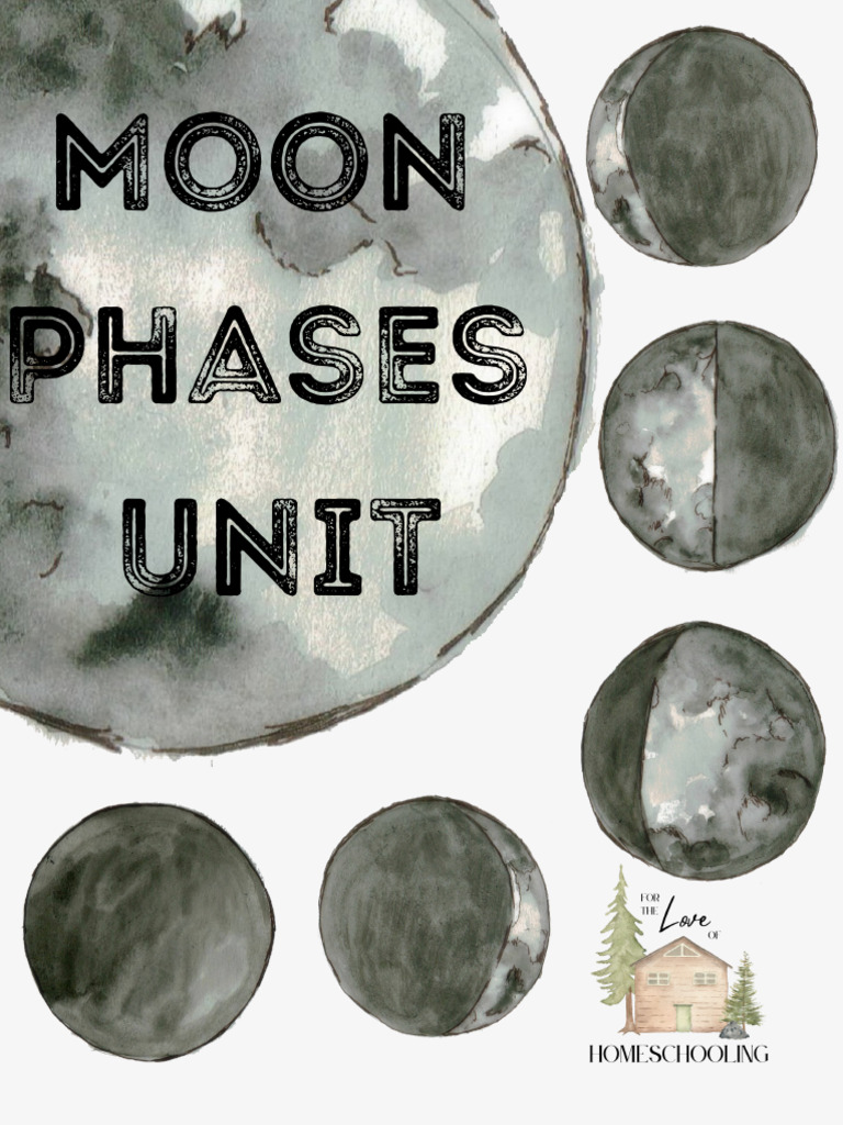Moon Phases Unit - Homeschooling | PDF | Astronomy | Planetary Science