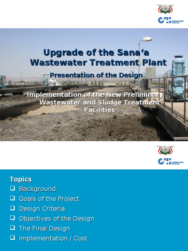 Sanaa WWTP Upgrade (English) | PDF | Sewage Treatment | Anaerobic Digestion
