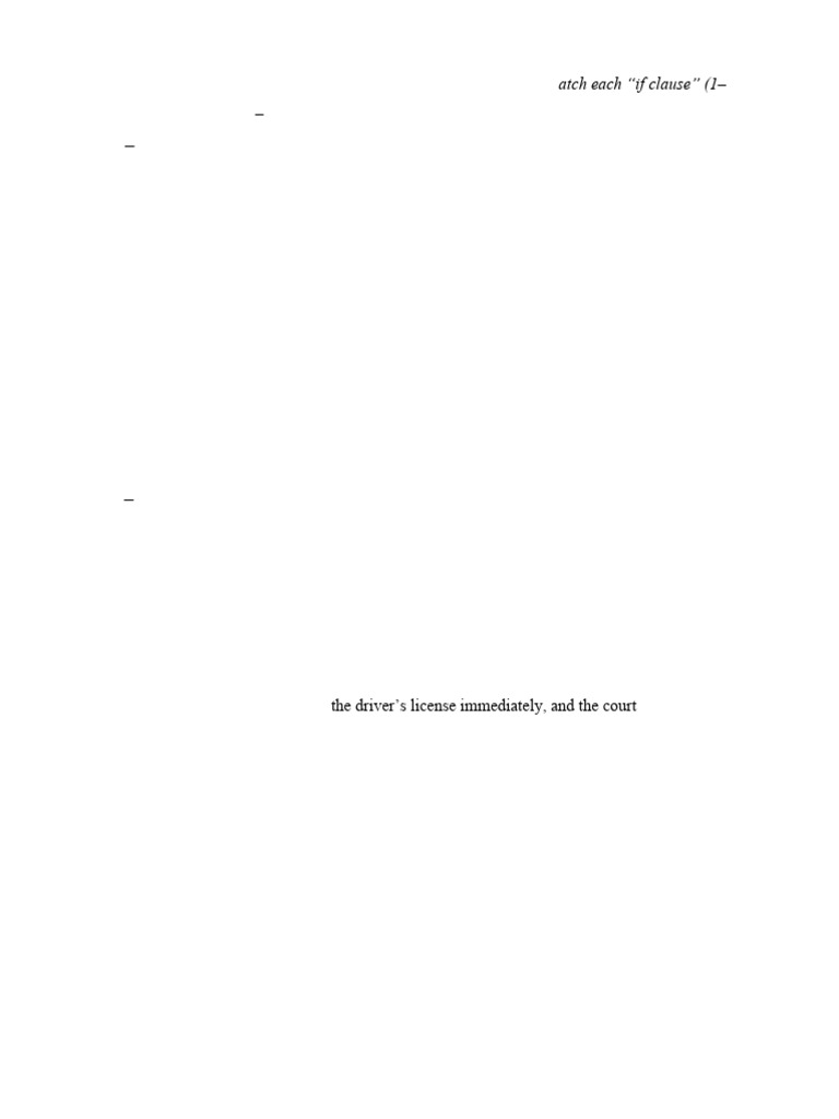 Zero Conditional Exercise | PDF