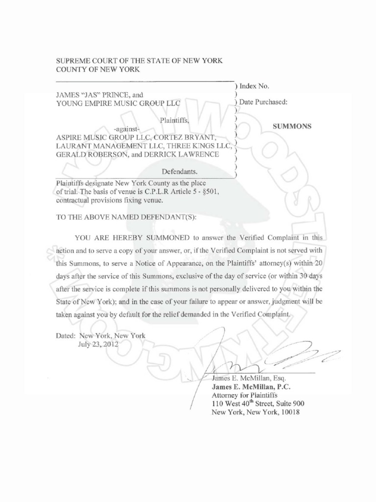 J Prince Drake Lawsuit Filing | PDF | Foreign Language Studies