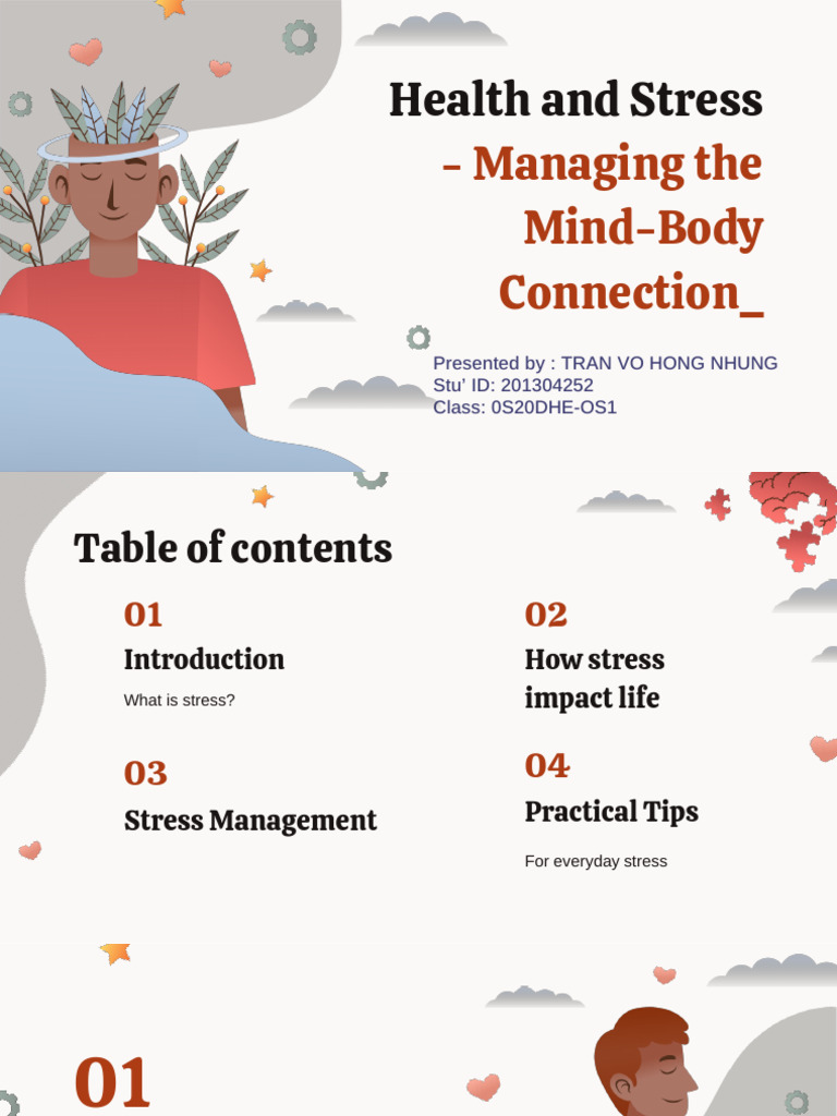 Mental Health and Stress Management | PDF | Stress (Biology) | Stress ...
