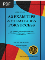 German A2 Exam Practice Resources | PDF
