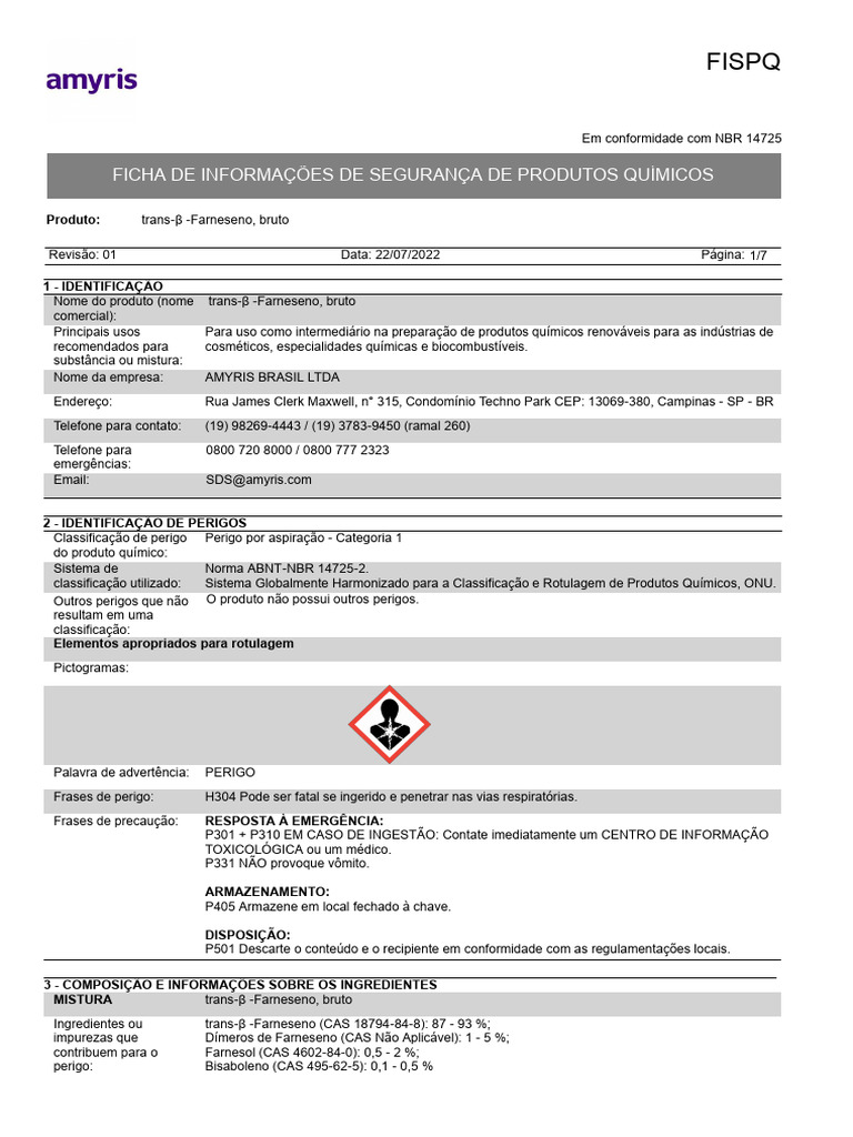 FISPQ - Trans - Farneseno Bruto - V01 - 20220722172848 - Barra Bonita ...