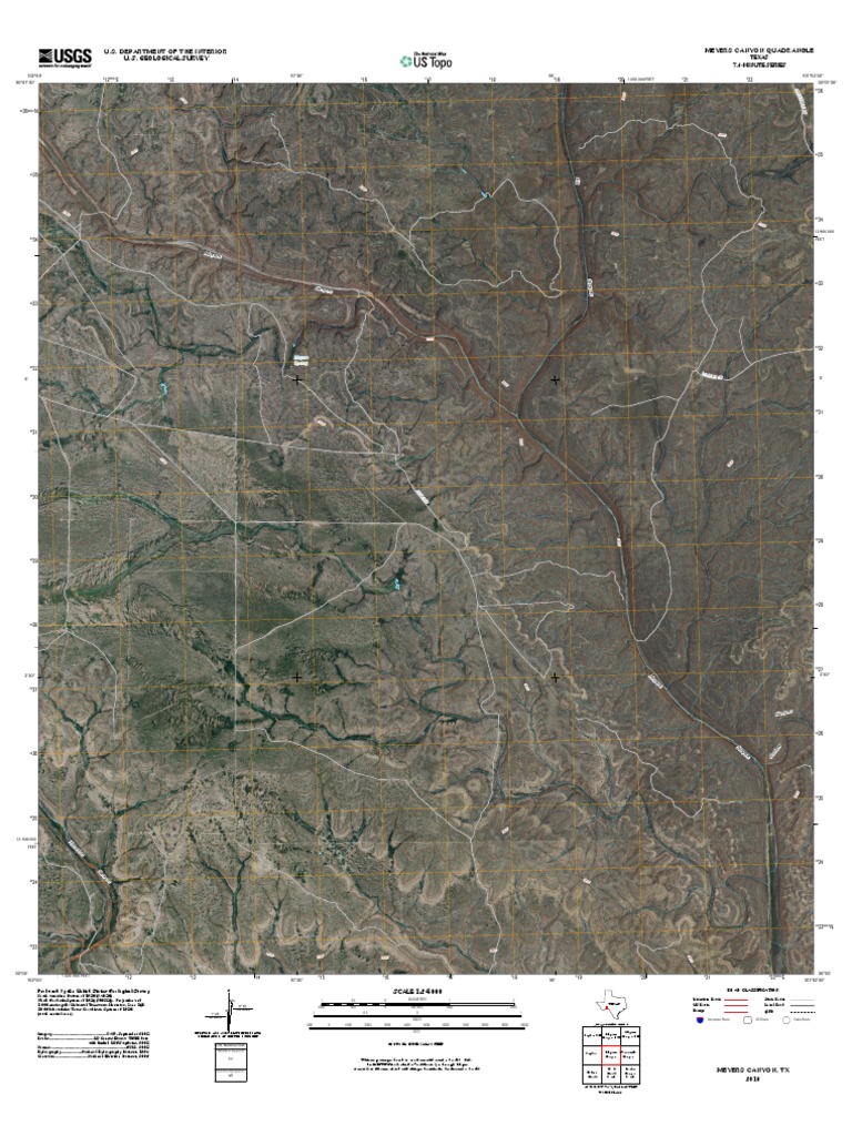 Topographic Map of Meyers Canyon | PDF