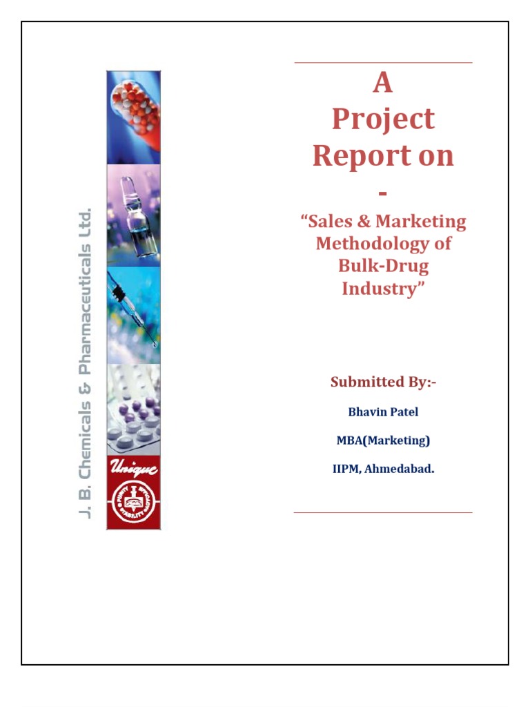 Project Report of JBCPL-2011 | PDF | Pharmaceutical Drug ...