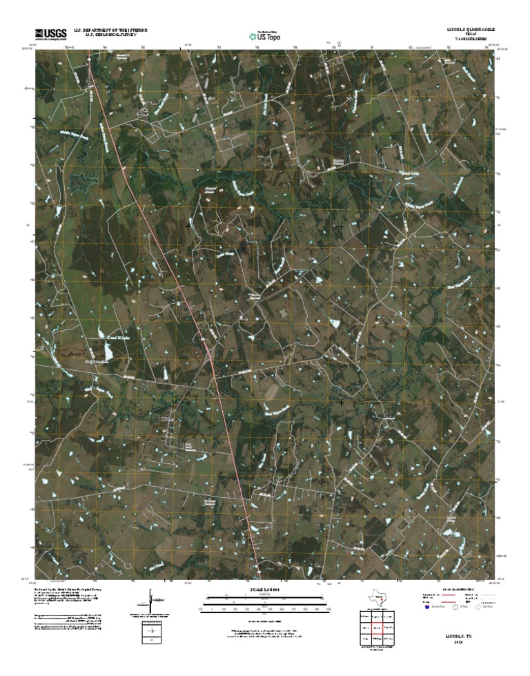 Topographic Map of Lincoln | PDF | Science & Mathematics