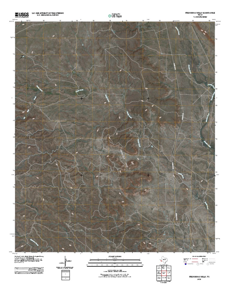 Topographic Map of Frenchman Hills | PDF