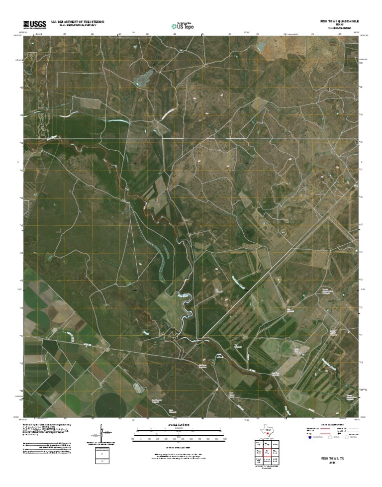 Topographic Map of Frio Town | PDF | United States Geological Survey ...