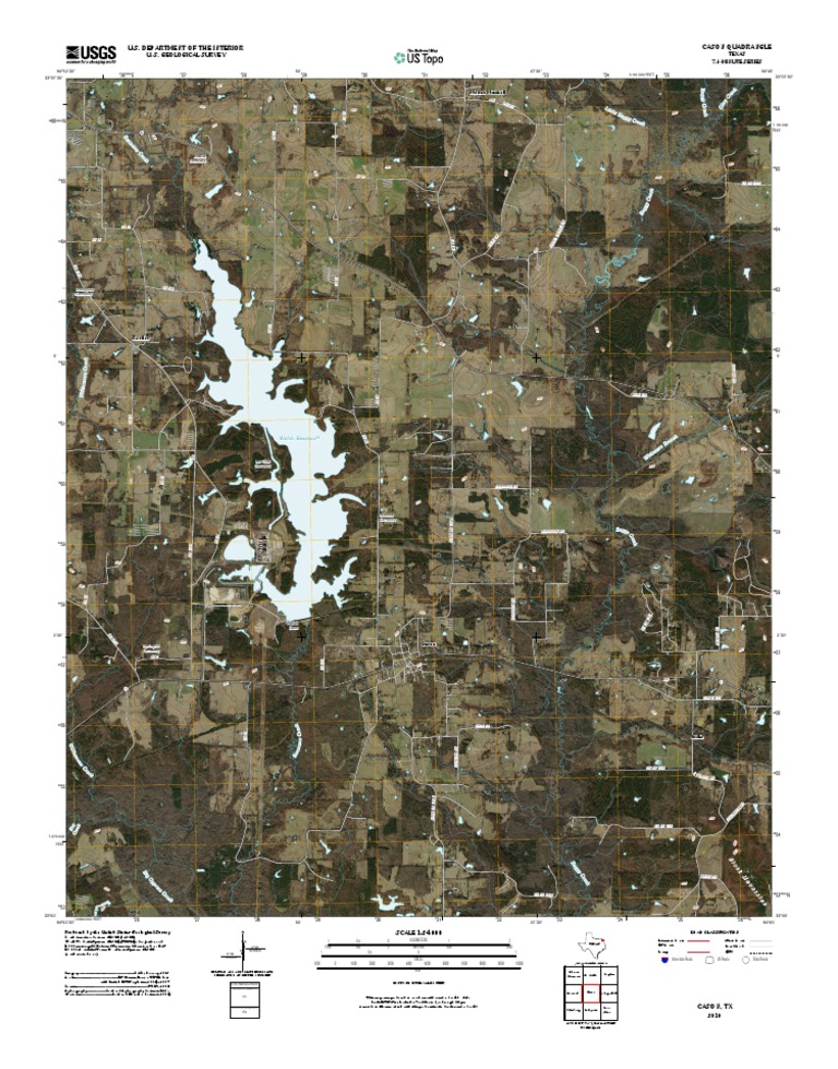 Cason, TX 7.5-Minute Quadrangle Map | PDF | United States Geological ...