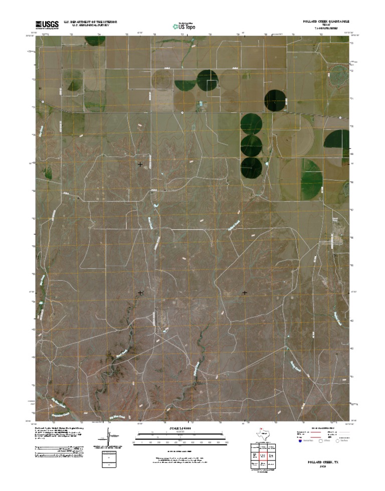 Topographic Map of Pollard Creek | PDF | United States Geological ...