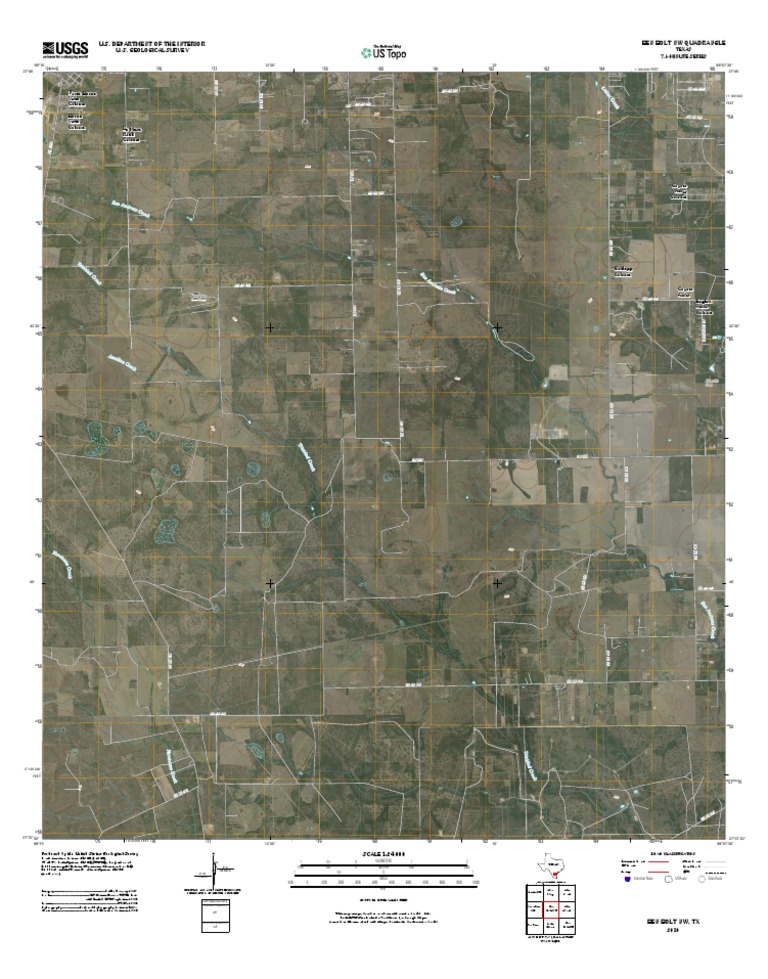 Topographic Map of Ben Bolt NW | PDF | Science & Mathematics