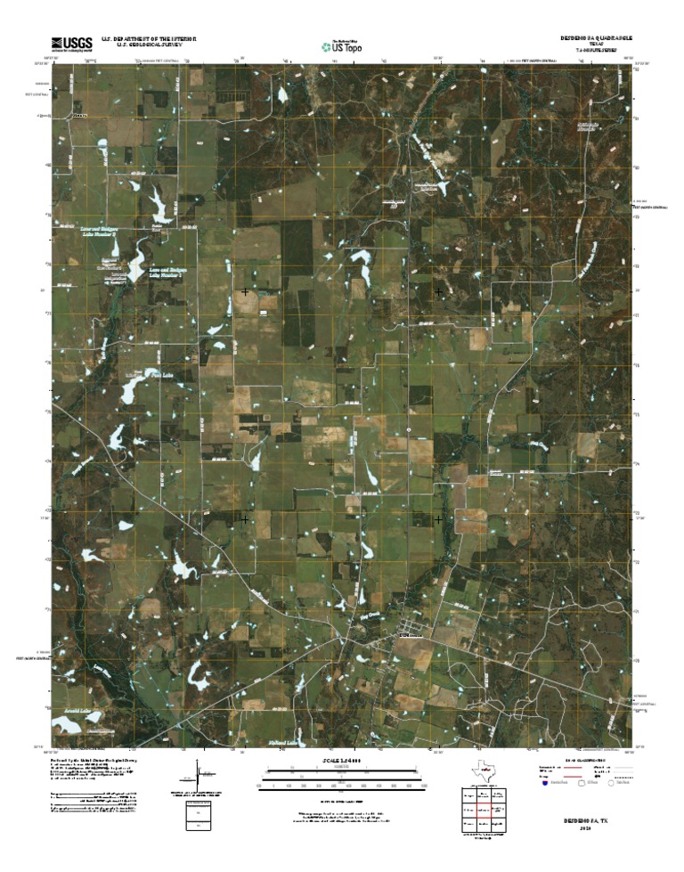 Topographic Map of Desdemona | PDF | United States Census Bureau ...