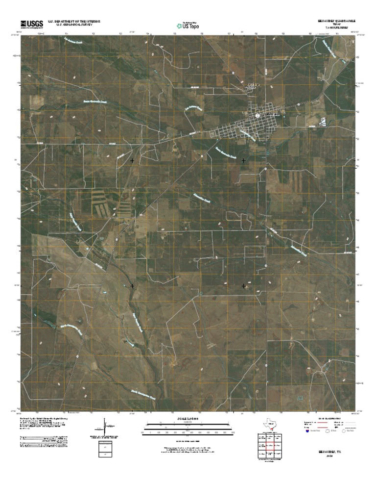 Topographic Map of Benavides | PDF | United States Geological Survey ...