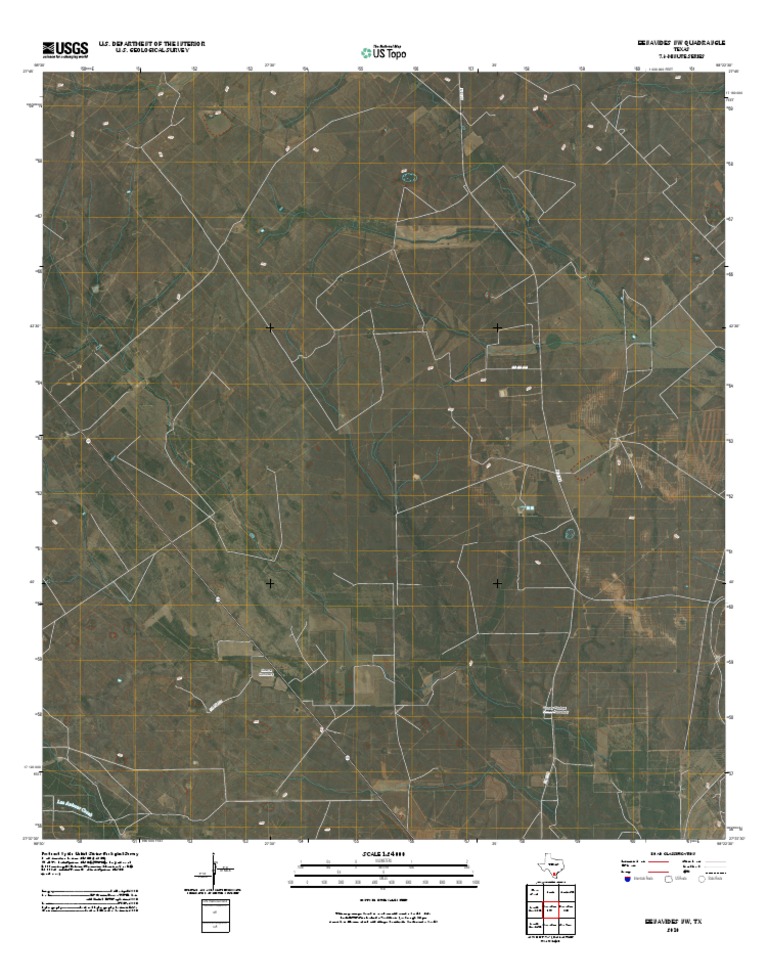 Topographic Map of Benavides NW | PDF