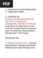 Gerakan Propaganda Jepang 3A di Indonesia | PDF