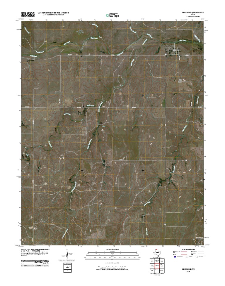 Topographic Map of Lipscomb | PDF