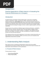 Financial Ratio Analysis Guide | PDF | Investing | Valuation (Finance)
