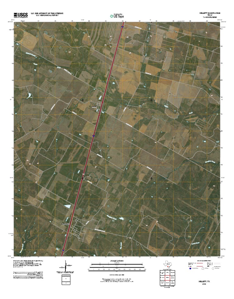 Topographic Map of Millett | PDF | United States Geological Survey ...