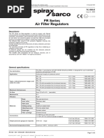 ASCO 342 Series Filter Regulators | PDF | Filtration | Stainless Steel