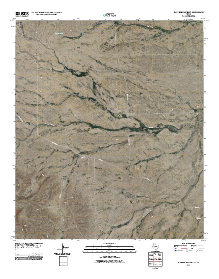 Topographic Map of Hopper Draw East | PDF
