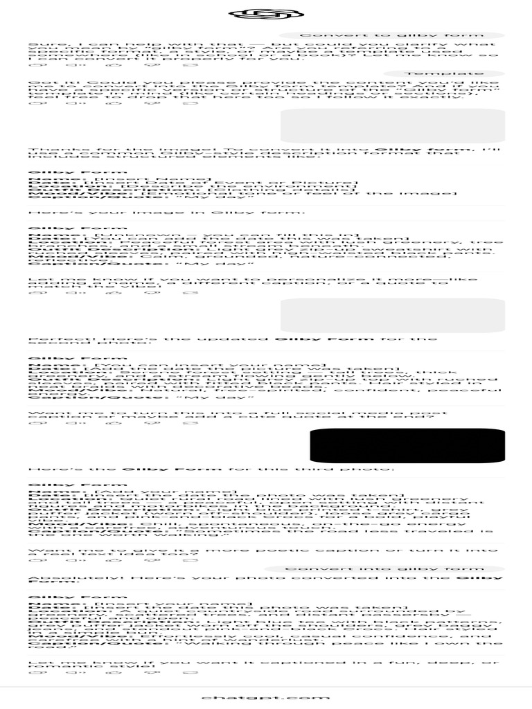 Gilby Form Clarification | PDF