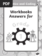 Grade R Coding & Robotics Workbook | PDF | Computer Programming | Pattern