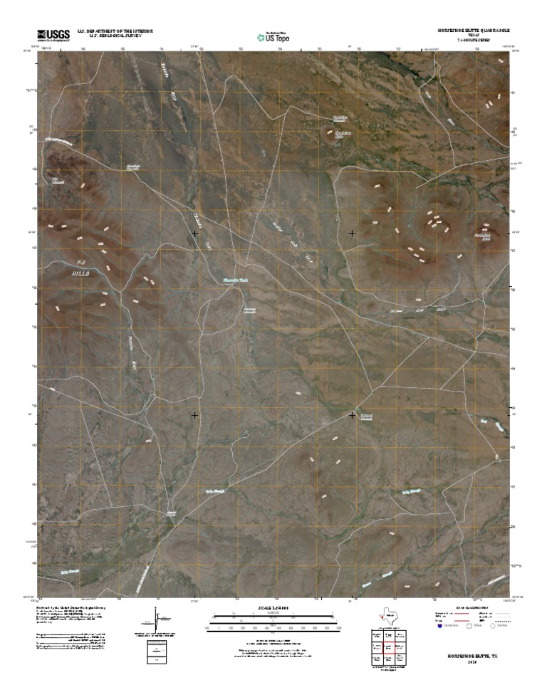 Topographic Map of Horseshoe Butte | PDF | Sports & Recreation | Home ...