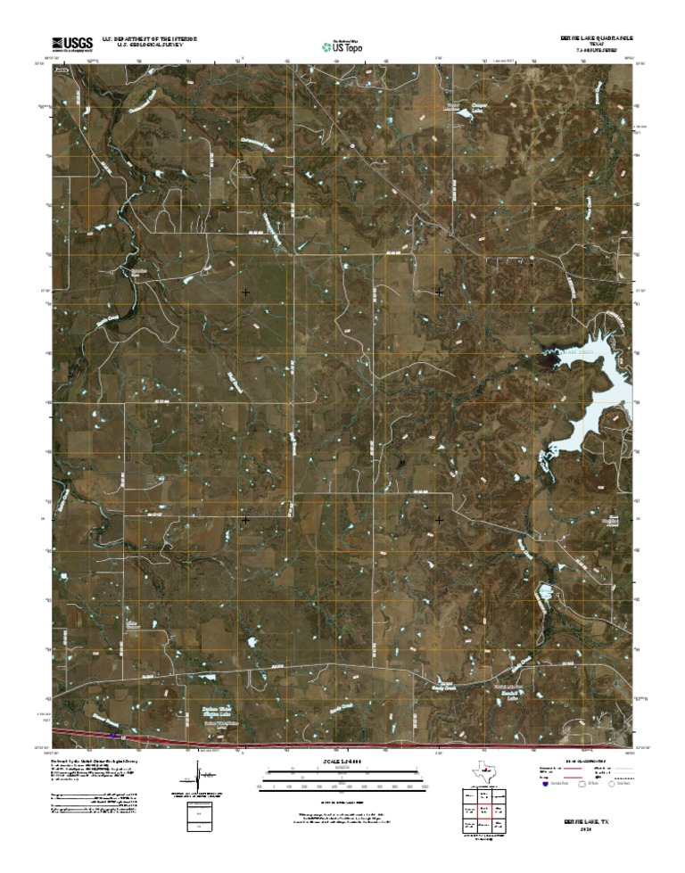 Topographic Map of Bernie Lake | PDF | Science & Mathematics