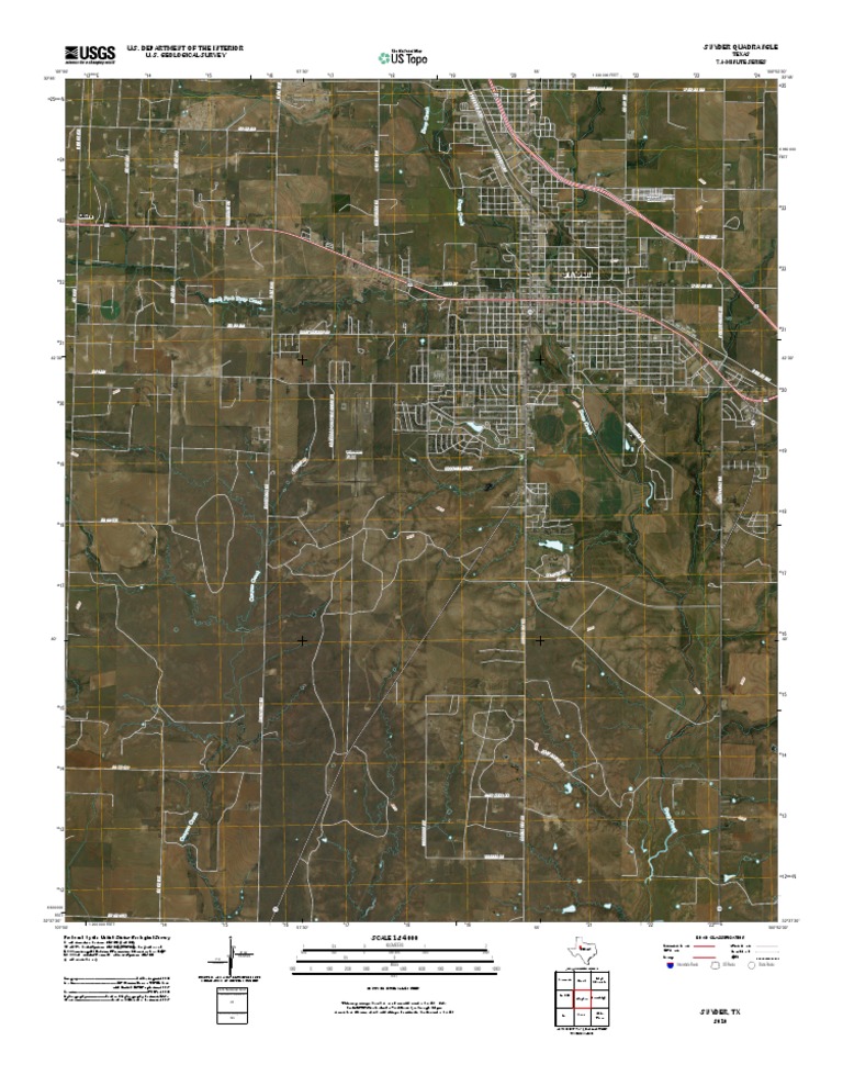 Topographic Map of Snyder | PDF