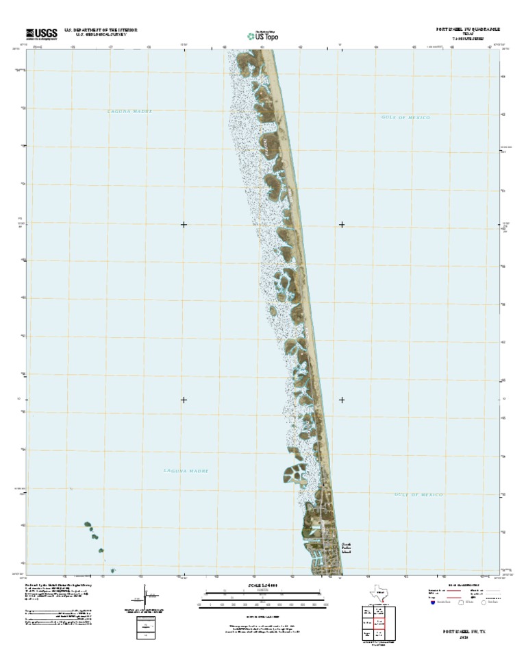 Topographic Map of Port Isabel NW | PDF