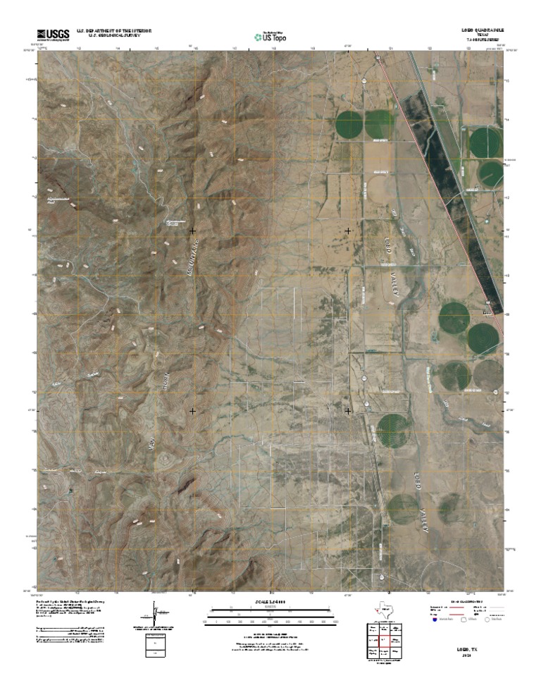 Topographic Map of Lobo | Download Free PDF | United States Geological ...
