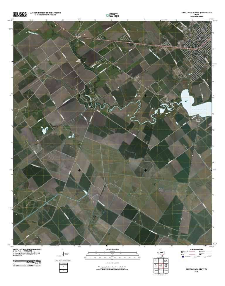 Topographic Map of Port Lavaca West | PDF | United States Geological ...