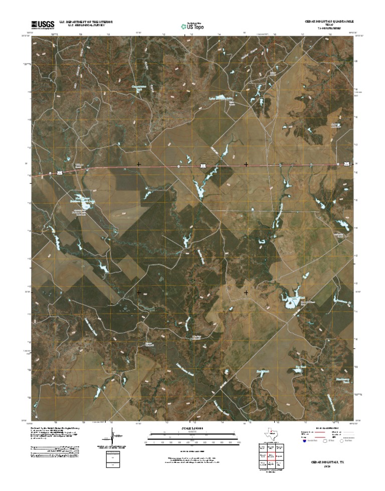Topographic Map of Cedar Mountain | PDF | United States Geological ...