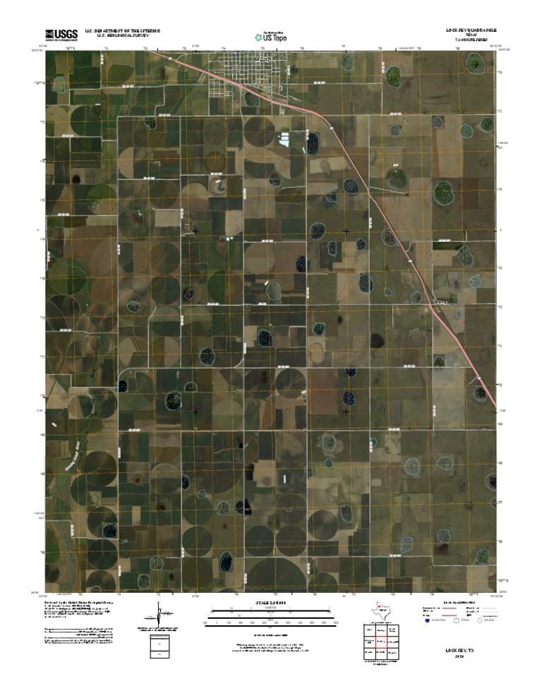 Topographic Map of Lockney | PDF | United States Geological Survey ...