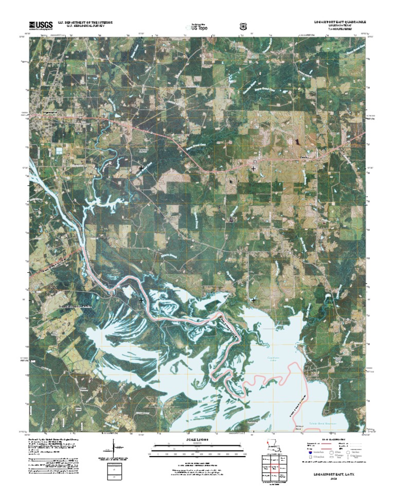 Topographic Map of Logansport East | PDF