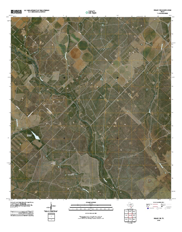 Topographic Map of Dilley NE | PDF