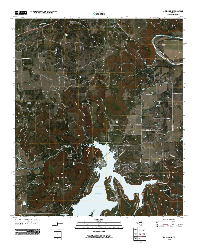 Topographic Map of Lone Camp | PDF | Travel