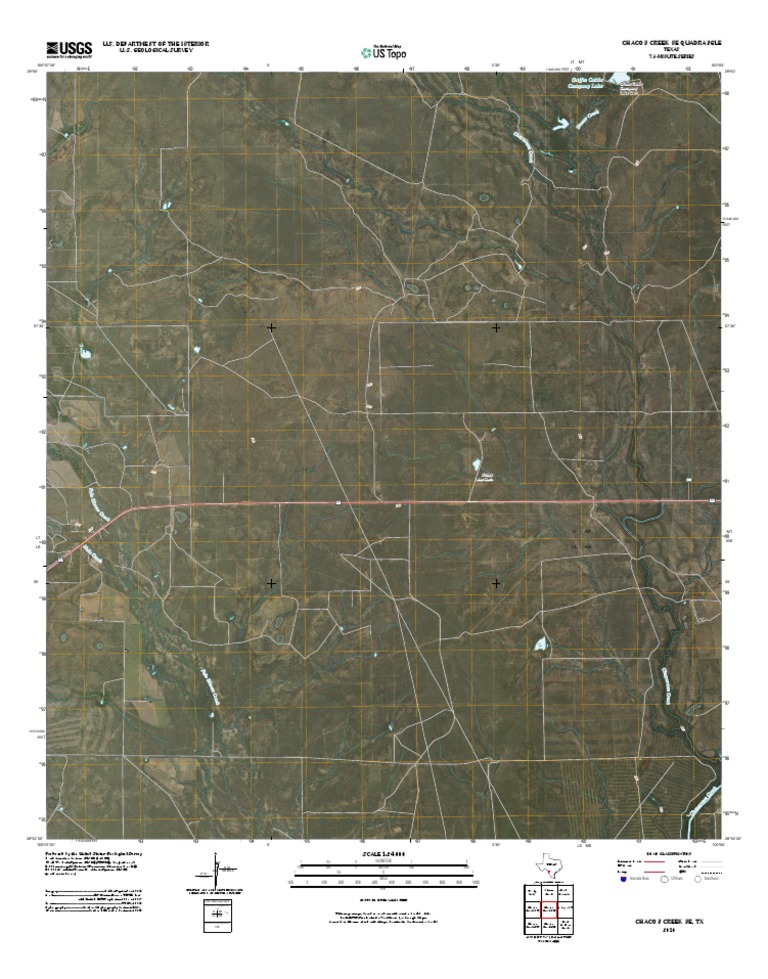 Topographic Map of Chacon Creek NE | PDF | United States Geological ...