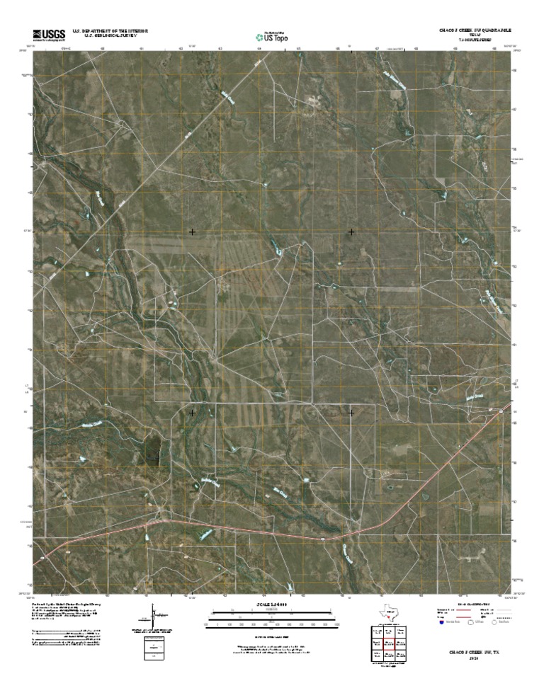 Chacon Creek NW Quadrangle Map | PDF | Science & Mathematics