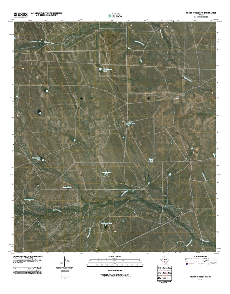 Topographic Map of Chacon Creek SW | PDF