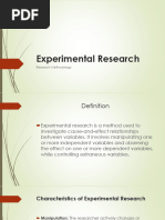 Lab vs Field Experiments Explained | PDF | Experiment | Validity ...