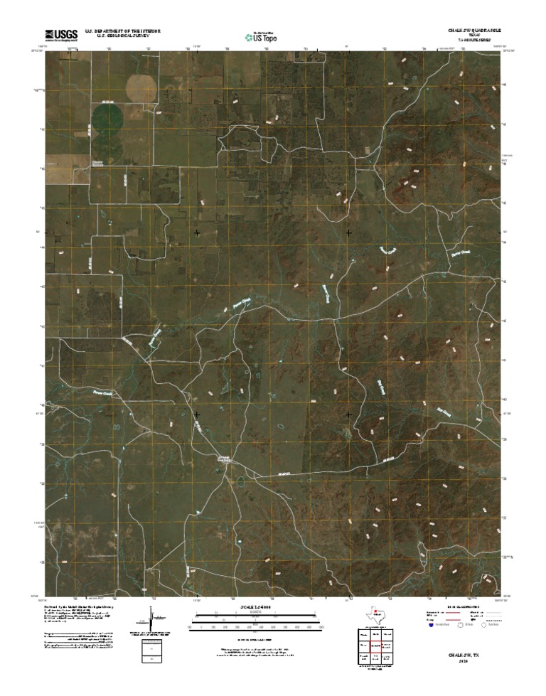 Topographic Map of Chalk SW | PDF | United States Geological Survey ...