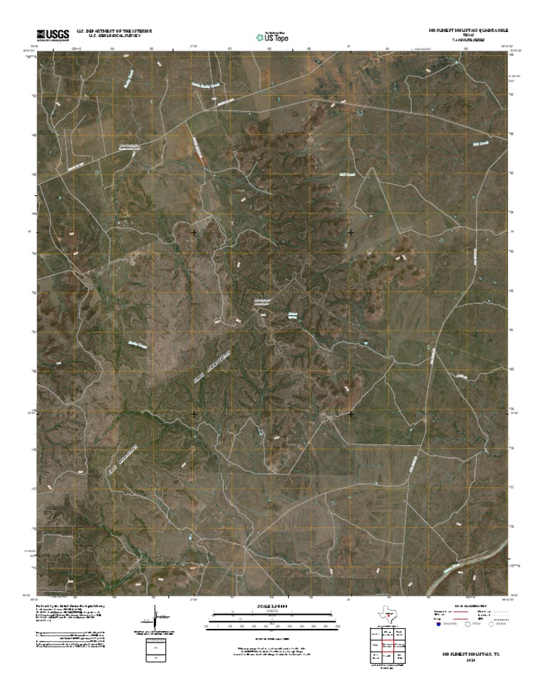 Topographic Map of Monument Mountain | PDF | Geomatics | Cartography