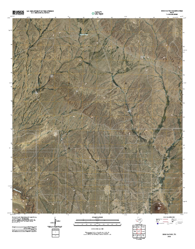 Topographic Map of Dog Canyon | PDF