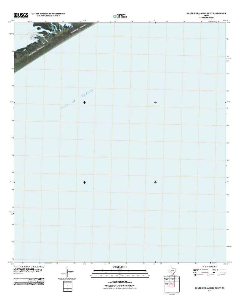 South of Palacios Point Map | PDF | Science & Mathematics