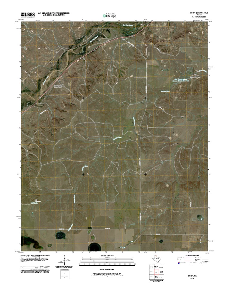 Topographic Map of Lora | PDF | United States Geological Survey ...