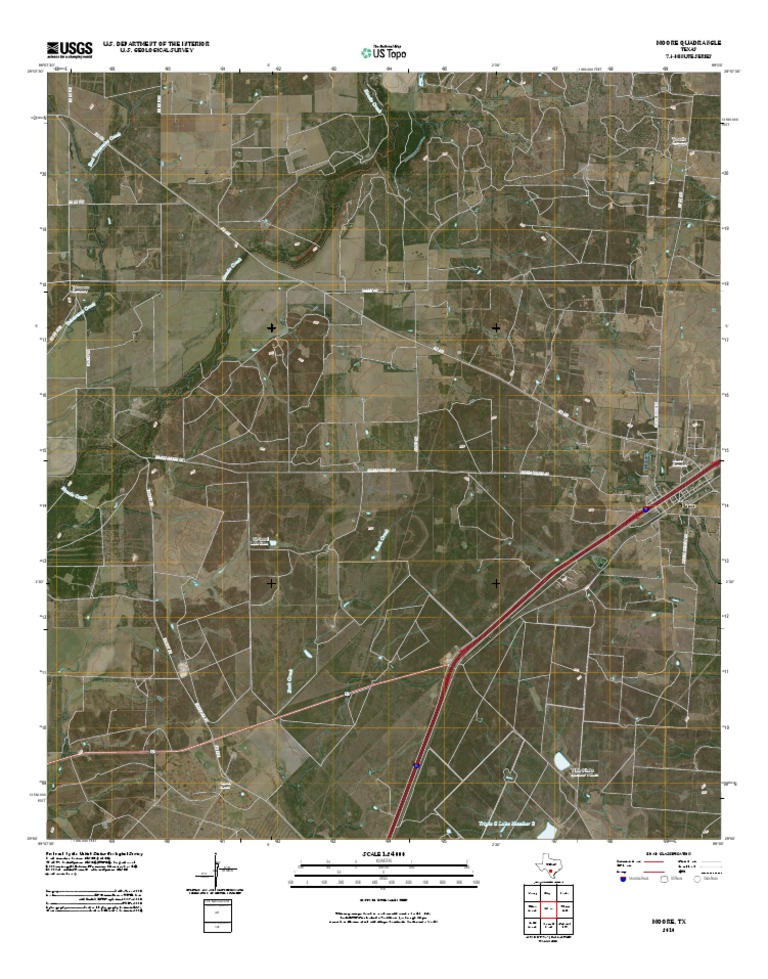 Topographic Map of Moore | PDF | United States Geological Survey ...
