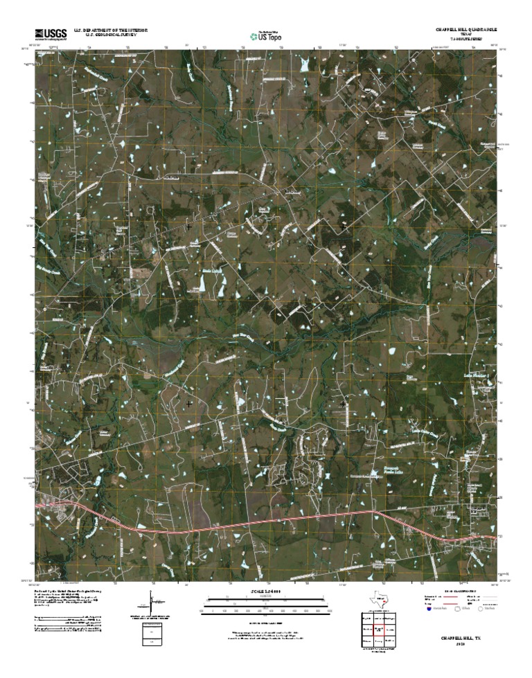 Chappell Hill, TX Topographic Map | PDF | Visualization (Graphics ...